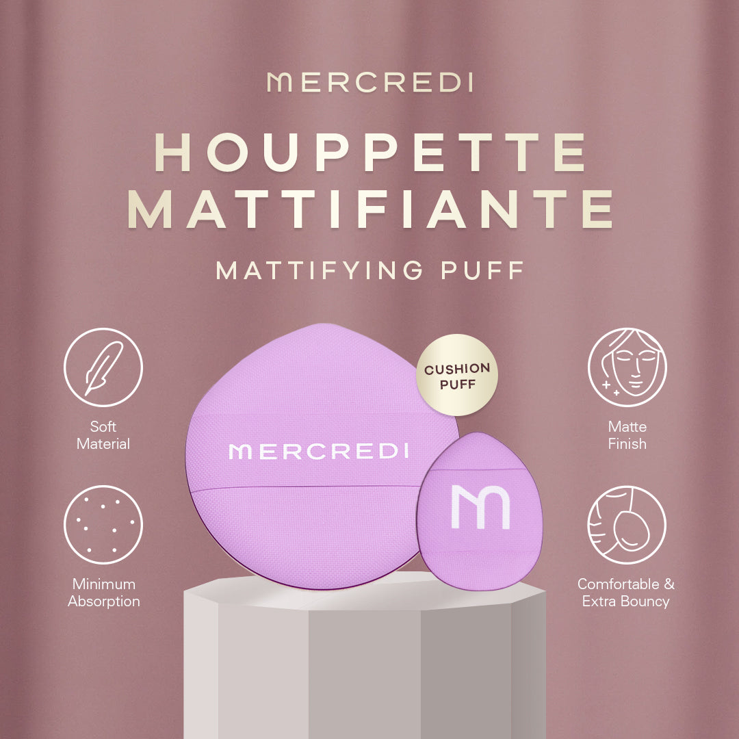 MERCREDI - HOUPPETTE MATTIFIANTE Mattifying Puff (Cushion Puff ...